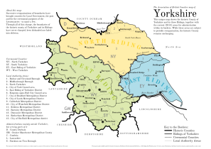 Yorkshire and its Boundaries | Association of British Counties