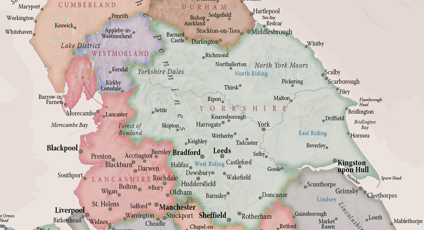 Historic Counties Wall Map – Now Available | Association of British ...