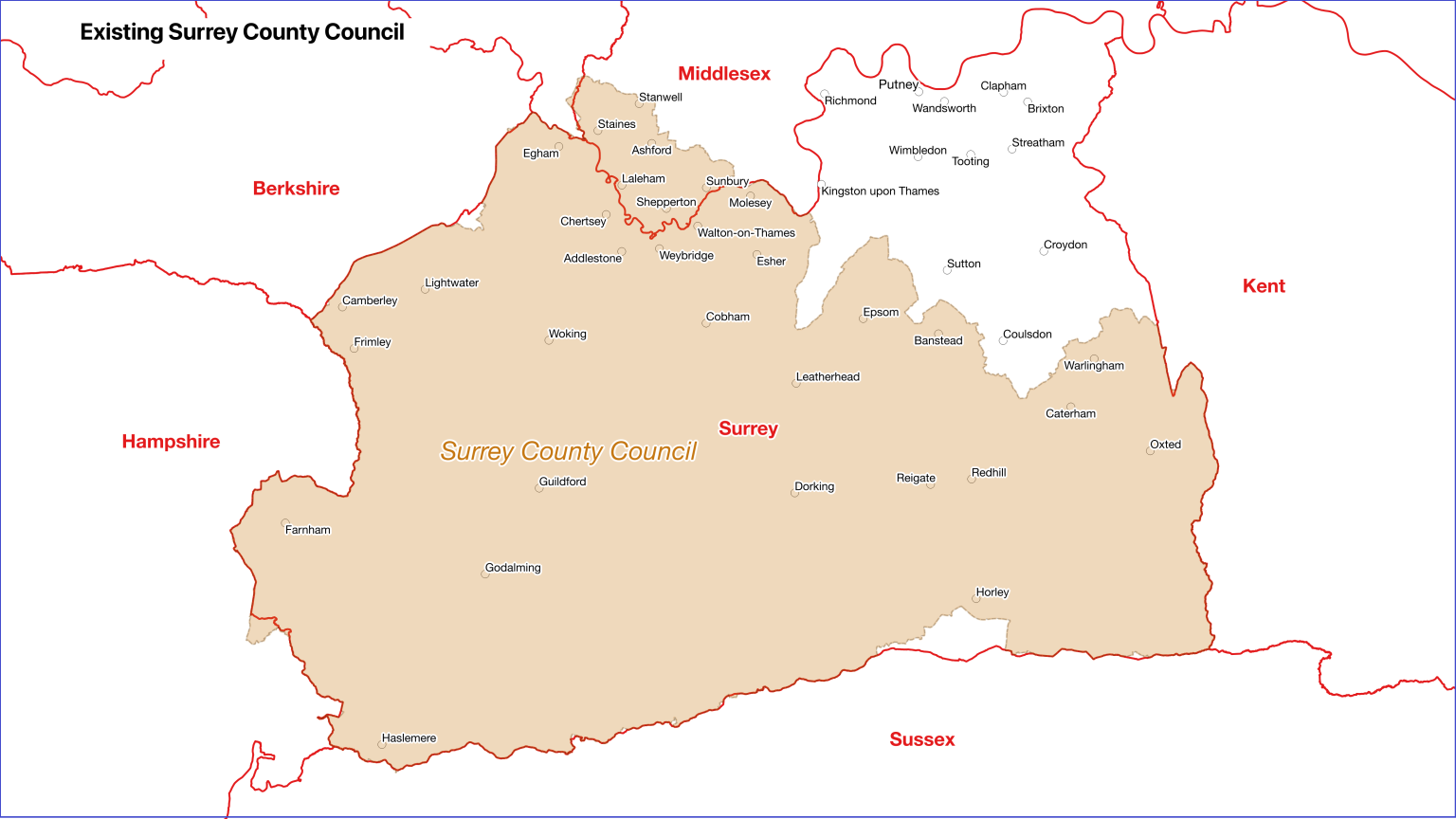 Proposing the name ‘West Surrey and South Middlesex Council ...